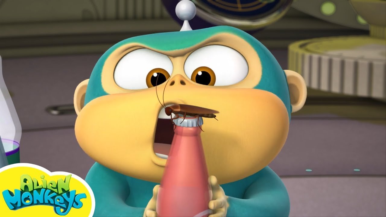 کارتون میمون های بیگانه - مجموعه 3 ساعته alien monkeys - سینما کودک